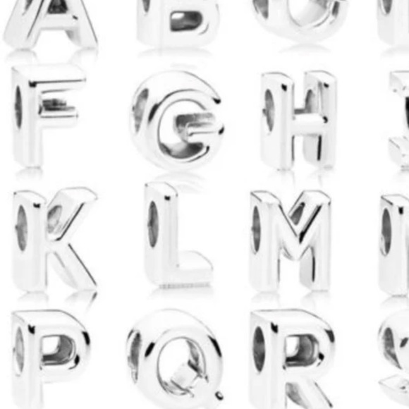 Pandora | Jewelry | Pandora Letters A Through Z Alphabet Charm Handmade ...
